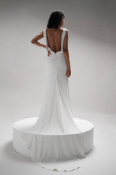 Cascade Back Wedding Necklace | TEMPÊTE