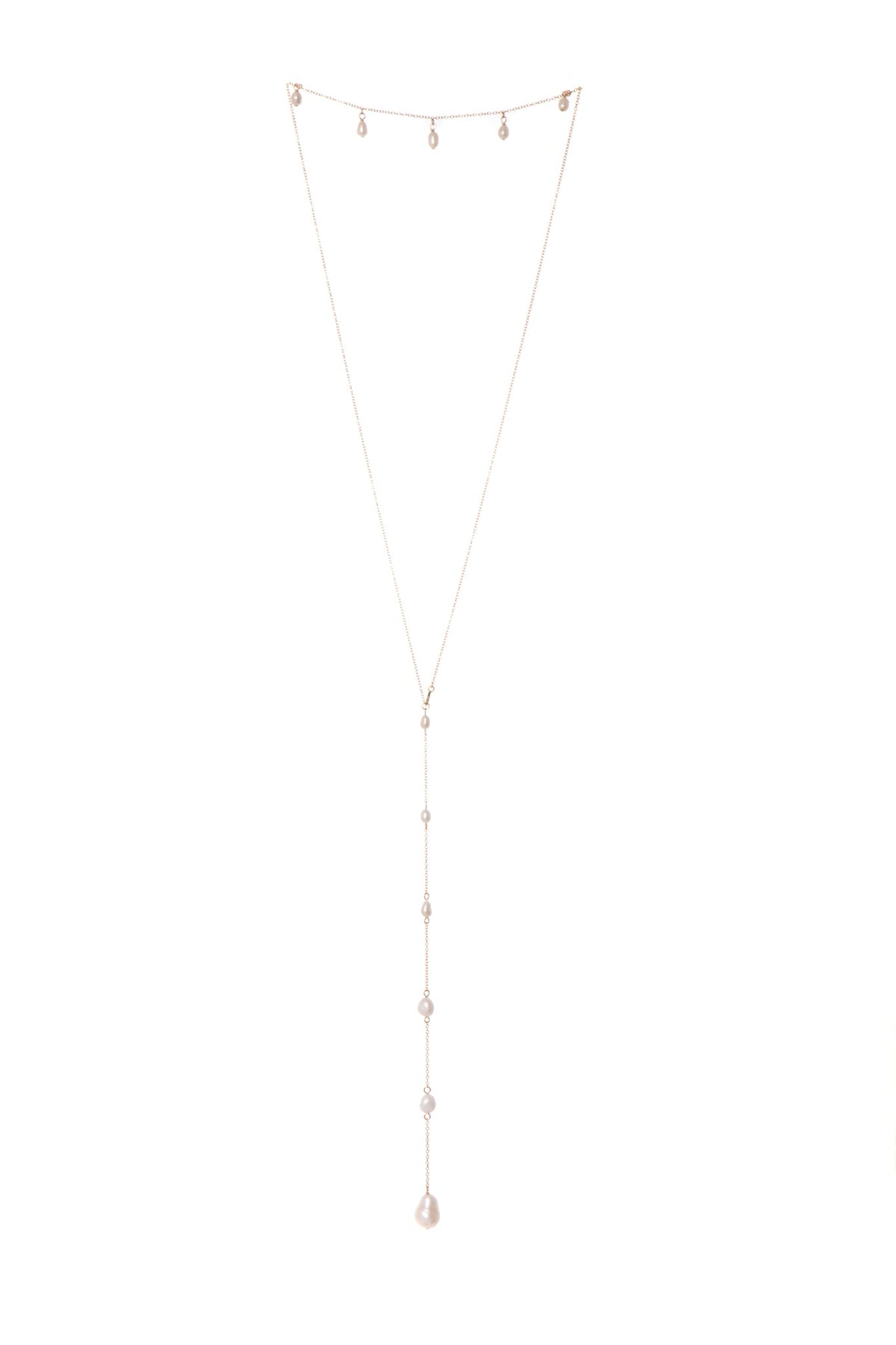 Cascade Back Wedding Necklace | TEMPÊTE