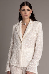 Embroidered Wedding Blazer | TEMPÊTE Bridal Boutique